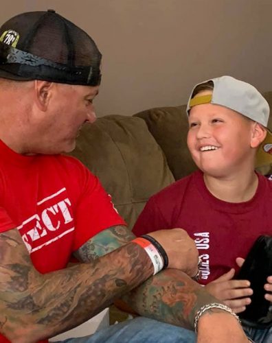 Bikers Against Bullies USA Suprise an 11-Year-Old for his Birthday ...