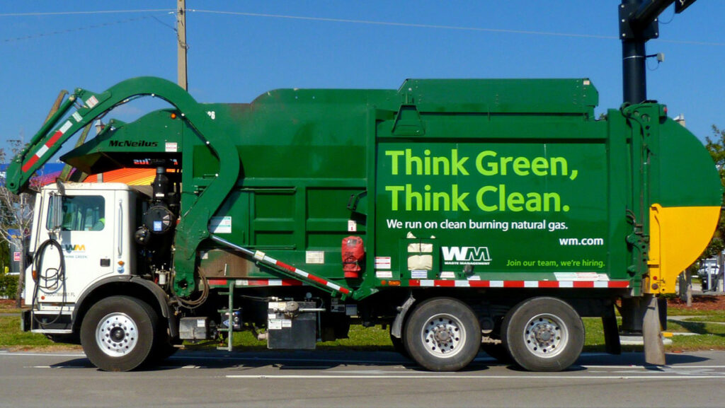 Waste Management Think Green Logo