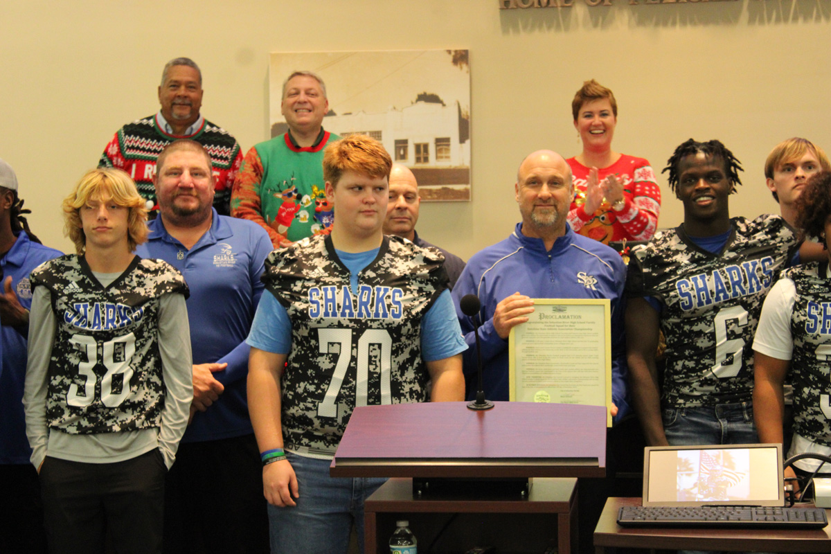 City Honors Sebastian River High School Varsity Football with ...