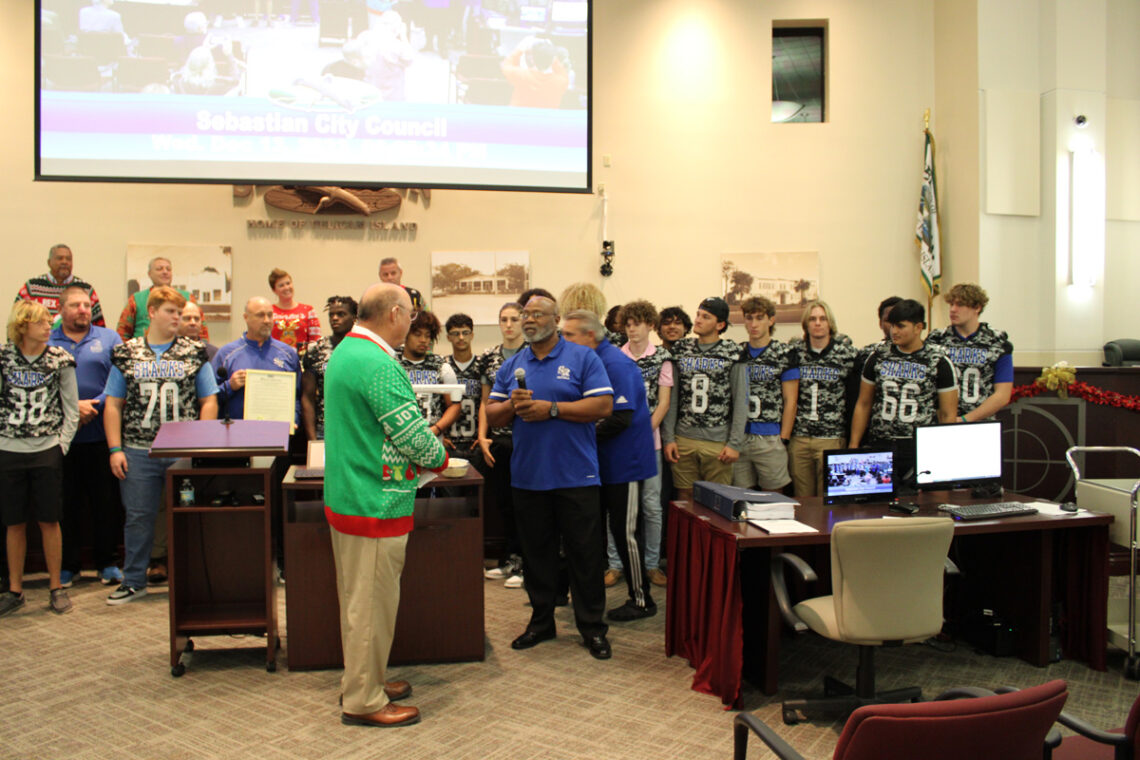 City Honors Sebastian River High School Varsity Football with ...