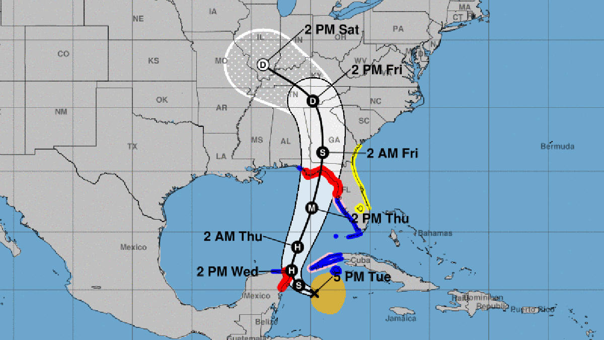 Tropical Storm Helene: Forecasters Predict Rain and Windy Conditions in ...