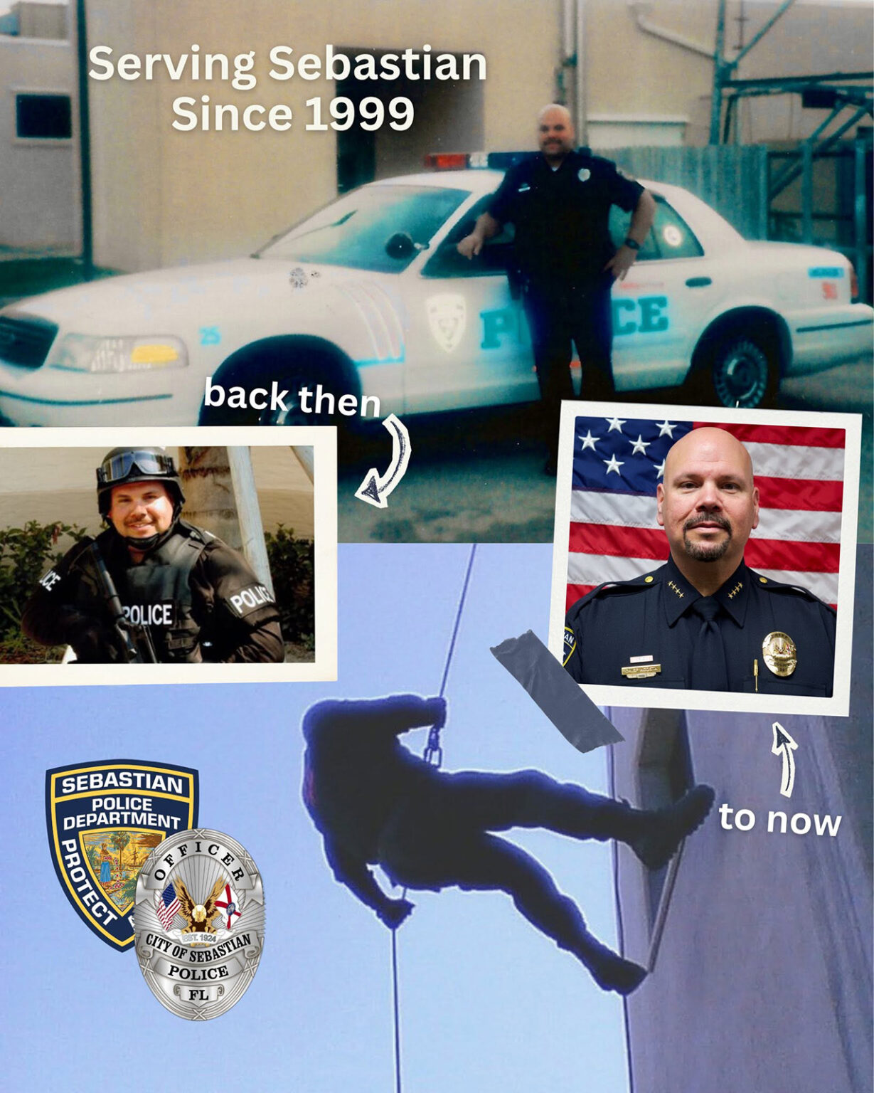 Sebastian Police Chief Daniel Acosta Retires; Tim Wood Sworn In as ...